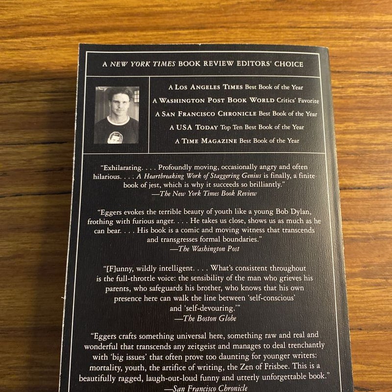 A Heartbreaking Work of Staggering Genius by Dave Eggers, Paperback ...