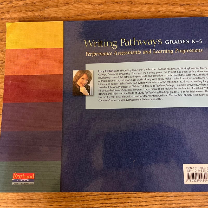 Writing Pathways by Lucy Calkins, Paperback | Pangobooks