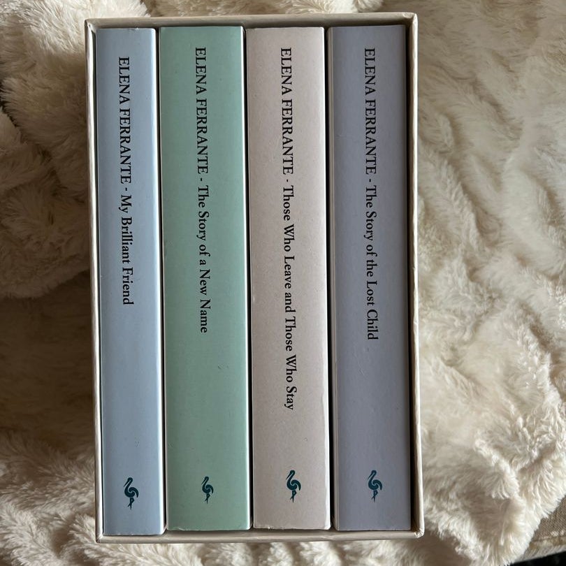 The Neapolitan Novels Boxed Set by Elena Ferrante, Ann Goldstein