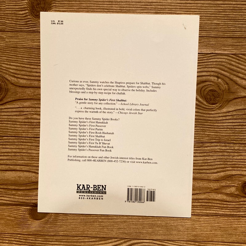 Sammy Spider's First Shabbat by Sylvia A. Rouss