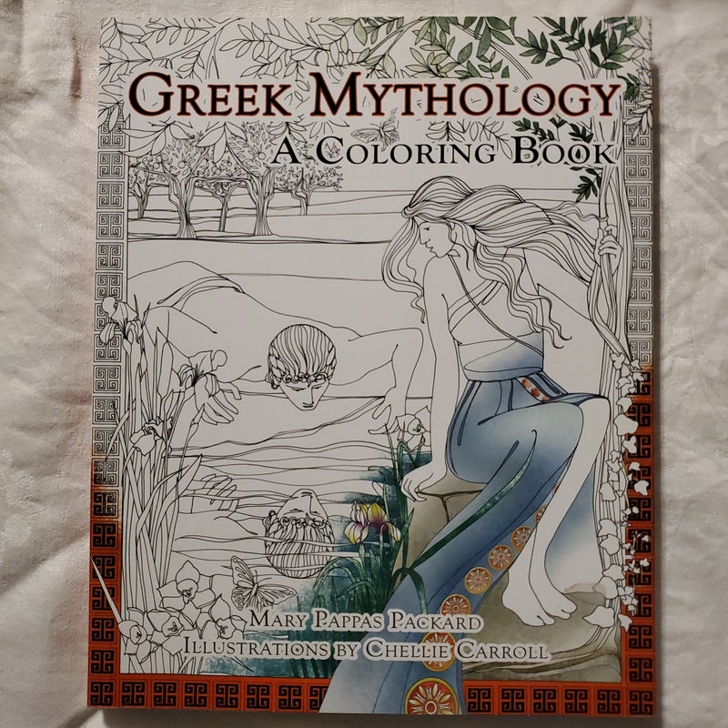 Greek Mythology Coloring Book by Mary Packard, Paperback | Pangobooks