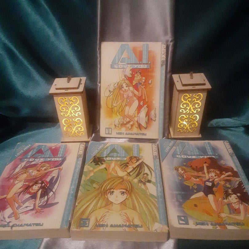 A.I. love You Vol. 1, 2, 3, 4 by Ken Akamatsu , Ex-library Tokyopop ...