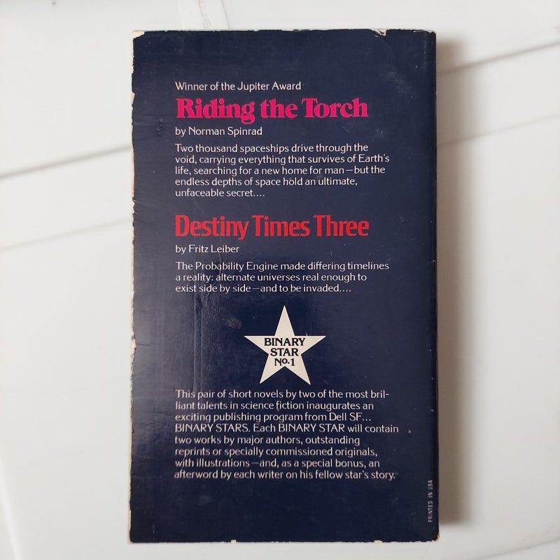 Destiny Times Three / Riding The Torch by Fritz Leiber / Norman Spinrad ...
