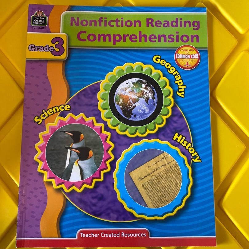 Nonfiction Reading Comprehension Grade 3 by Teacher Created Resources Staff