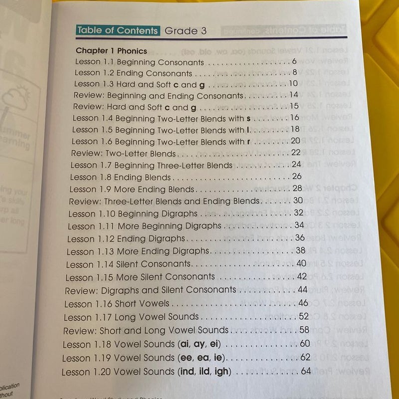 Spectrum Word Study and Phonics, Grade 3