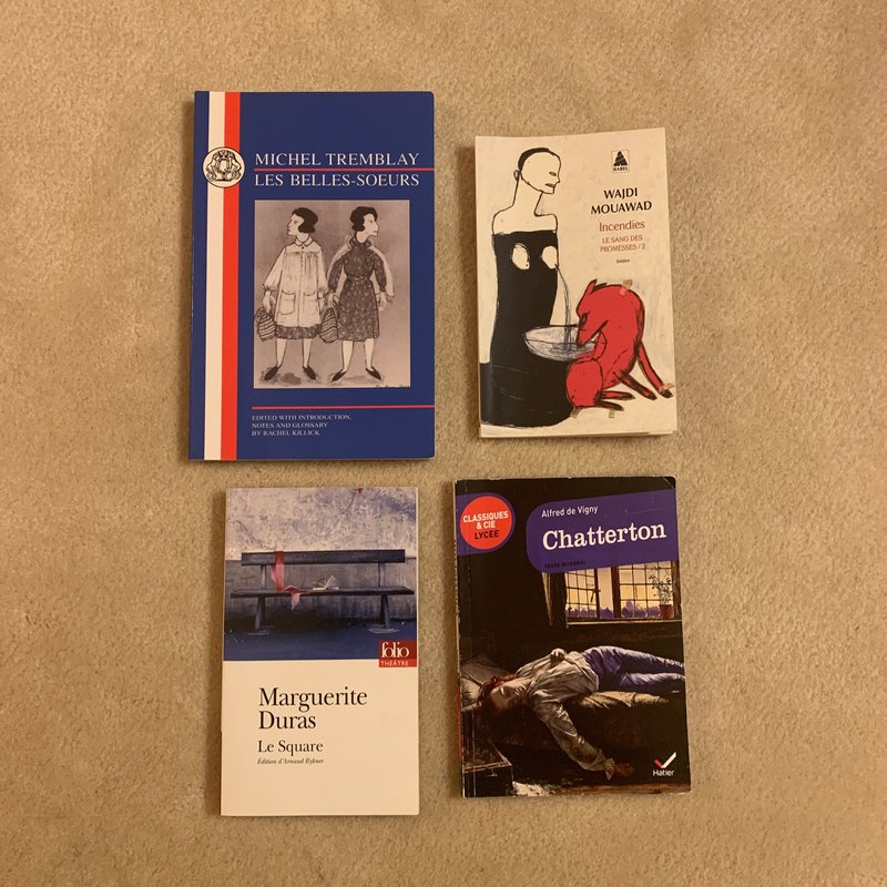 French Play Bundle by Michel Tremblay, Wajdi Mouawad, Marguerite Duras ...