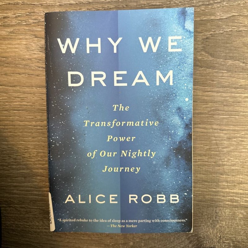 Why We Dream by Alice Robb, Paperback | Pangobooks
