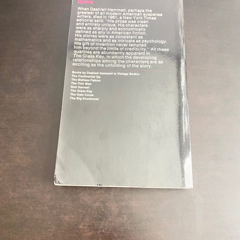 The Glass Key by Dashiell Hammett