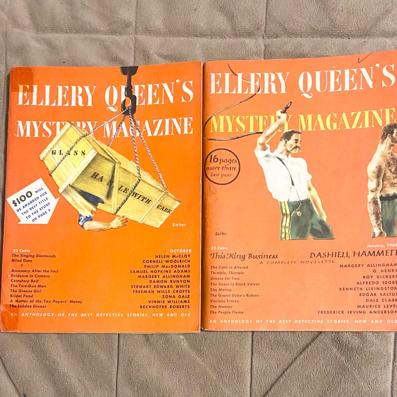 Ellery Queen Jan & Oct 1949 EQ 92 by Ellery Queen , Paperback | Pangobooks