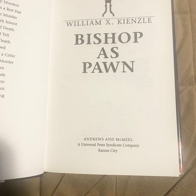 Bishop As Pawn by William X. Kienzle, Hardcover | Pangobooks