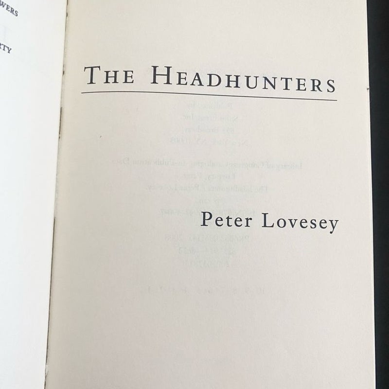 The Headhunters by Peter Lovesey, Paperback | Pangobooks