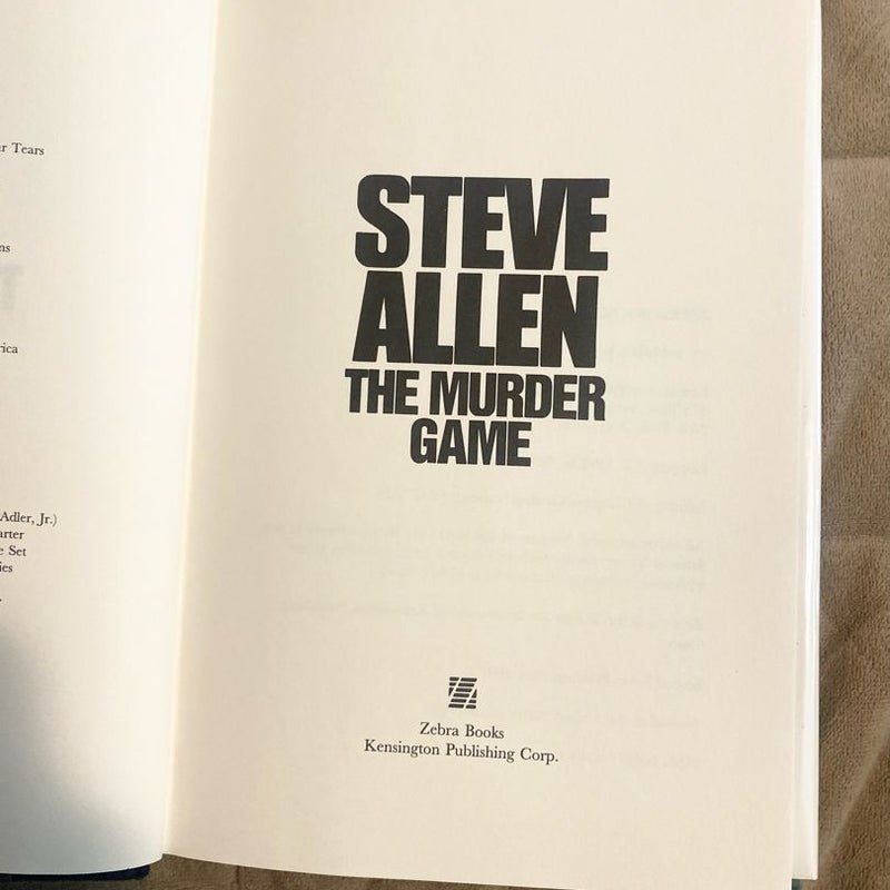 The Murder Game by Steve Allen