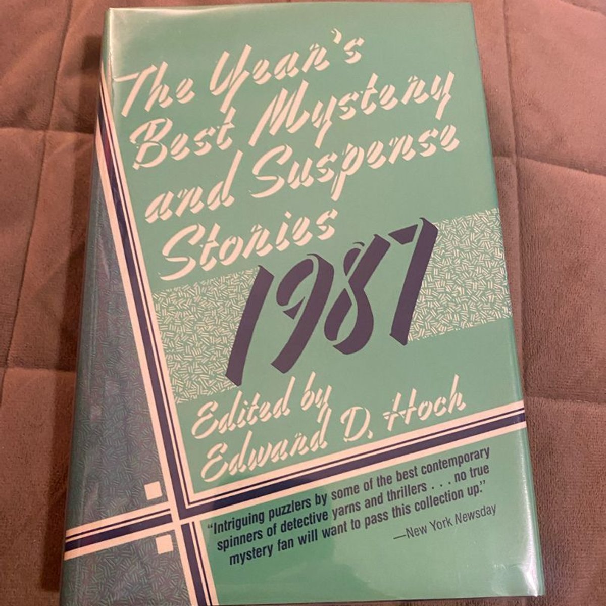 The Year's Best Mystery and Suspense Stories, 1987 by Edward D. Hoch ...