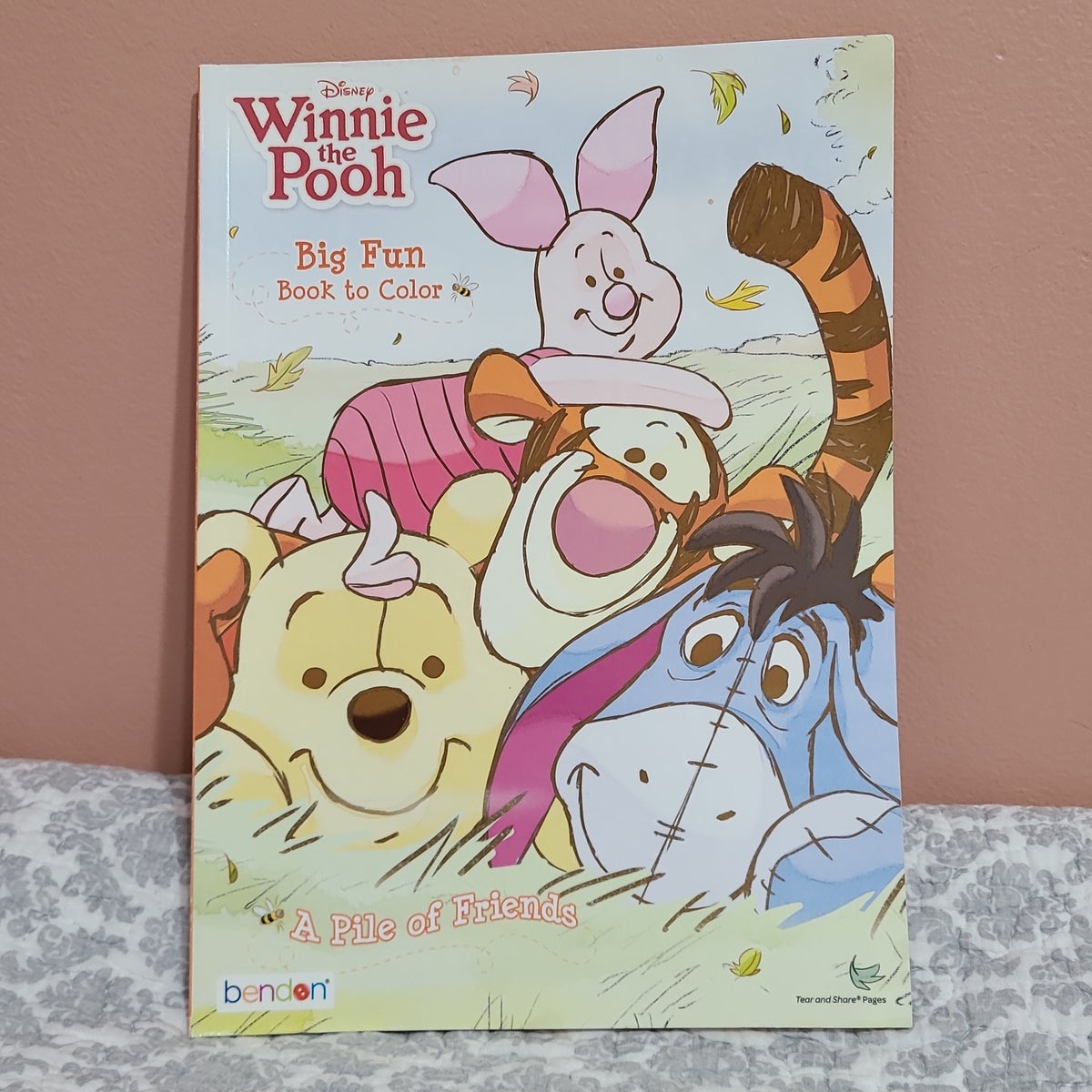 Disney Winnie the Pooh: A Pile of Friends (Big Fun Book to Color) by ...