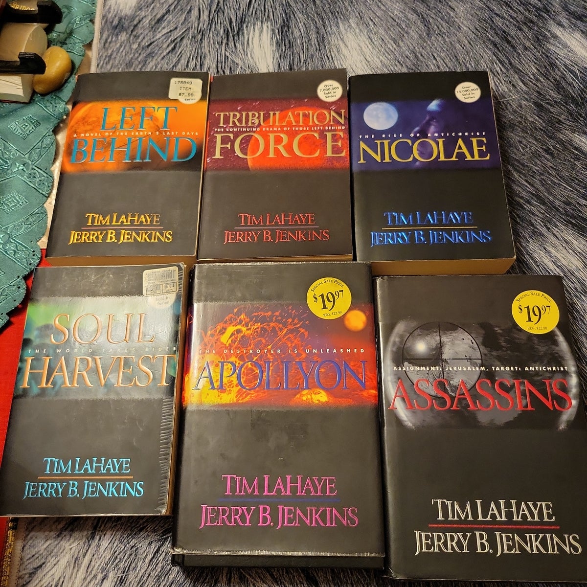 Left Behind Series Books 1-6 Lot by Tim LaHaye and Jerry B Jenkins ...