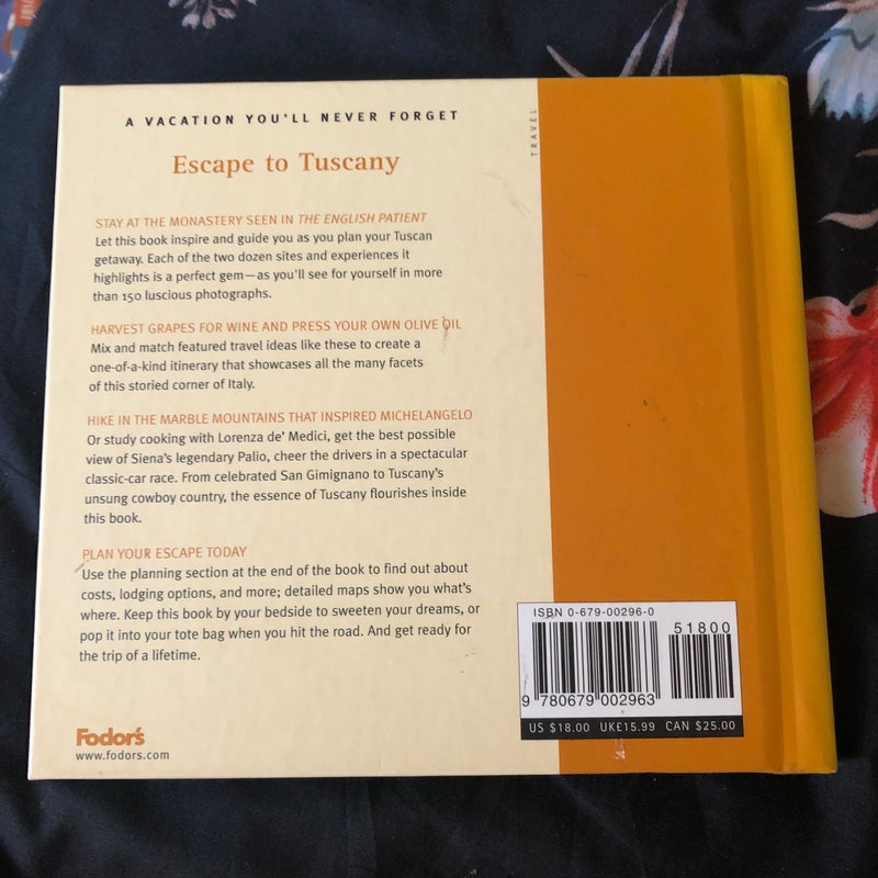 Escape to Tuscany by Candice Gianetti, Hardcover | Pangobooks