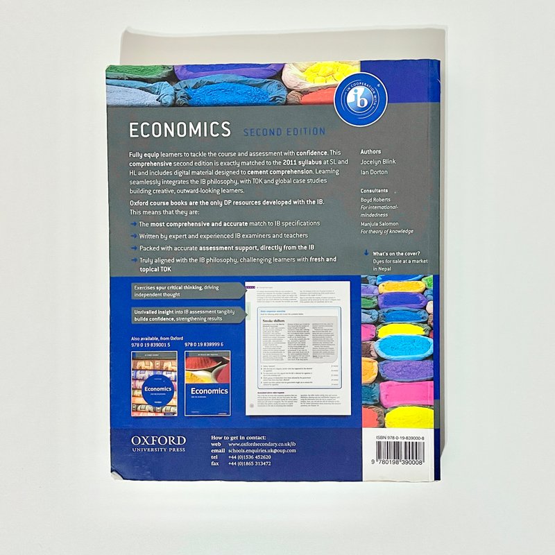 IB Economics Course Book: 2nd Edition by Jocelyn Blink; Ian Dorton ...