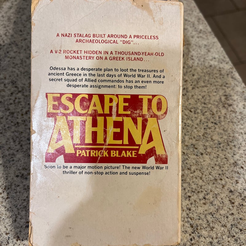 Escape Ro Athena by Patrick Blake, Paperback | Pangobooks