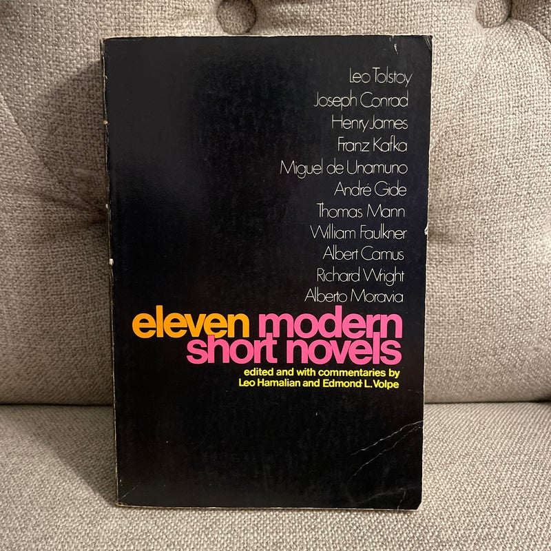 Eleven Modern Short Novels by Edited and with Commentaires by Leo ...