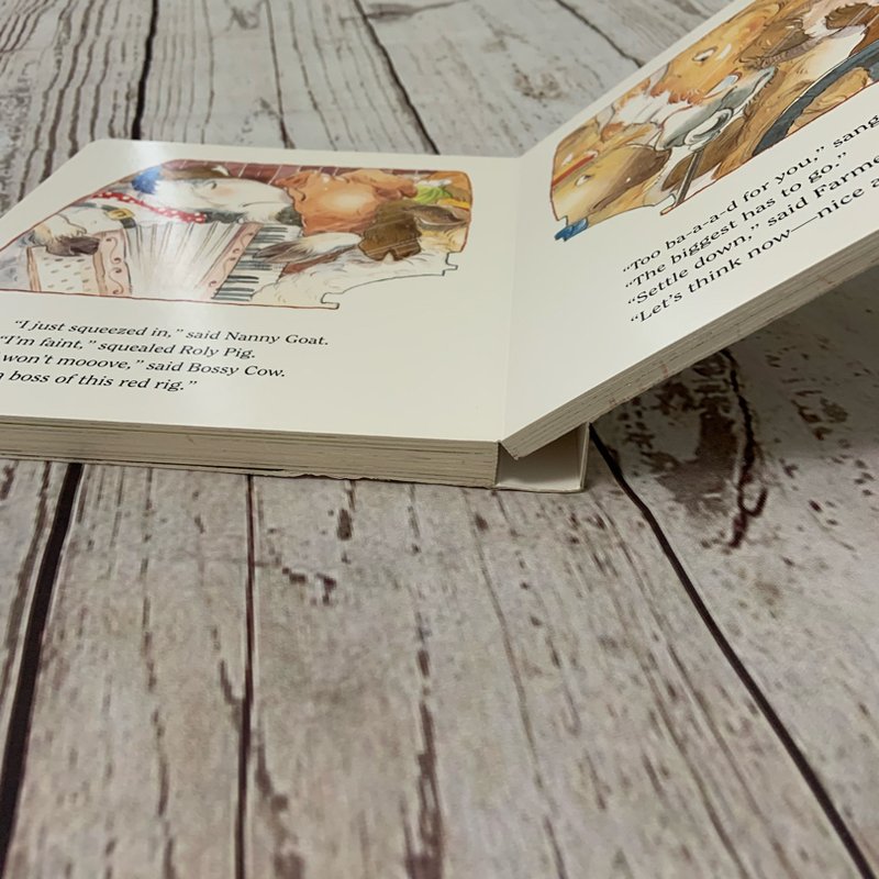 Farmer Dale's Red Pickup Truck Board Book by Lisa Wheeler