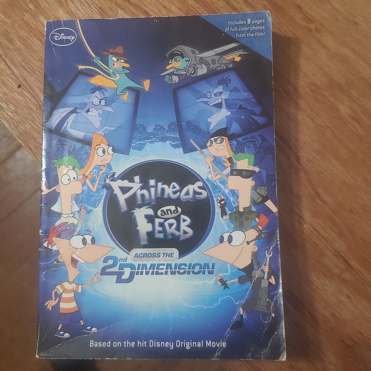 Phineas and Ferb Across the 2nd Dimension by Disney Books, Paperback ...