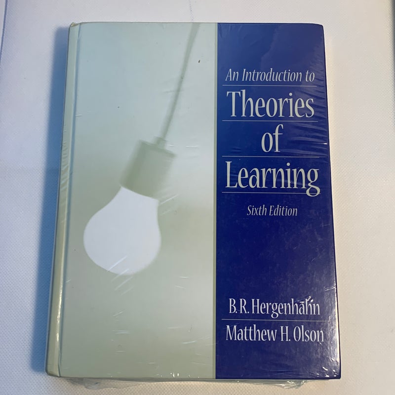 An Introduction to Theories of Learning by B. R. Hergenhahn, Matthew H ...