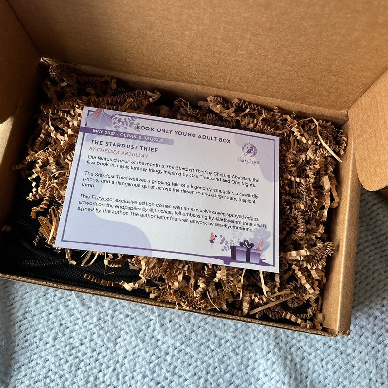 The Stardust Thief | Fairyloot Signed Special Edition by Chelsea ...