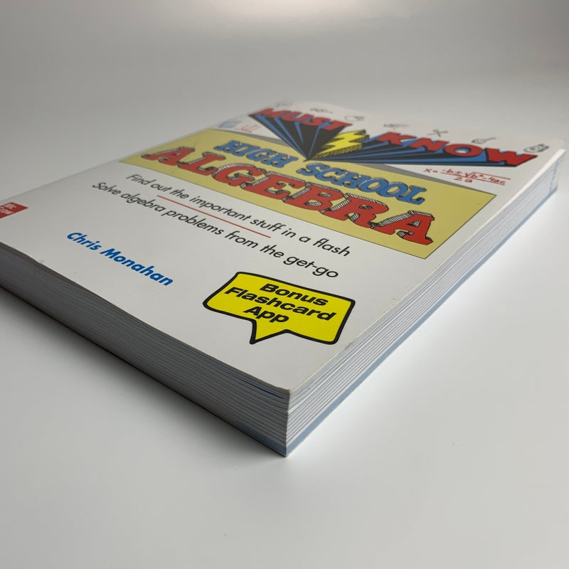 Must Know High School Algebra by Christopher Monahan