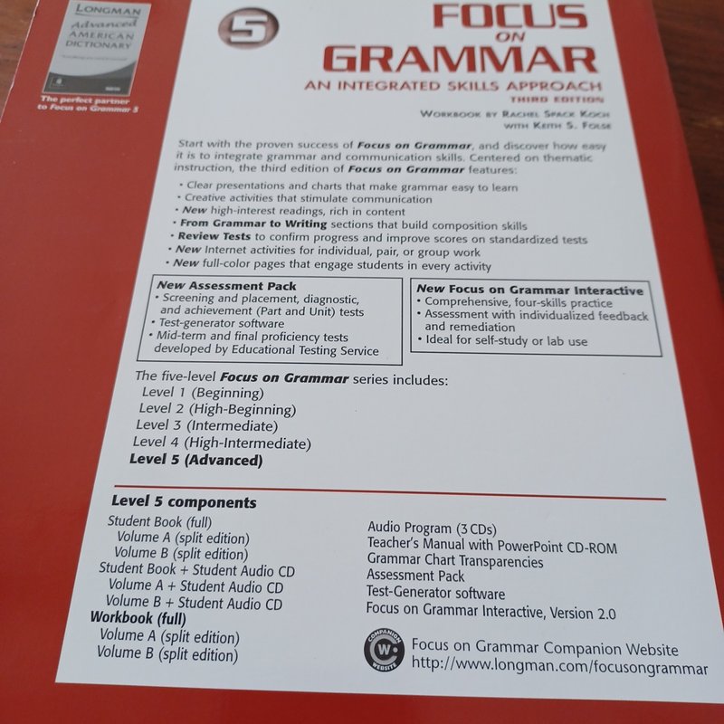 Focus on Grammar by Jay Maurer, Paperback | Pangobooks