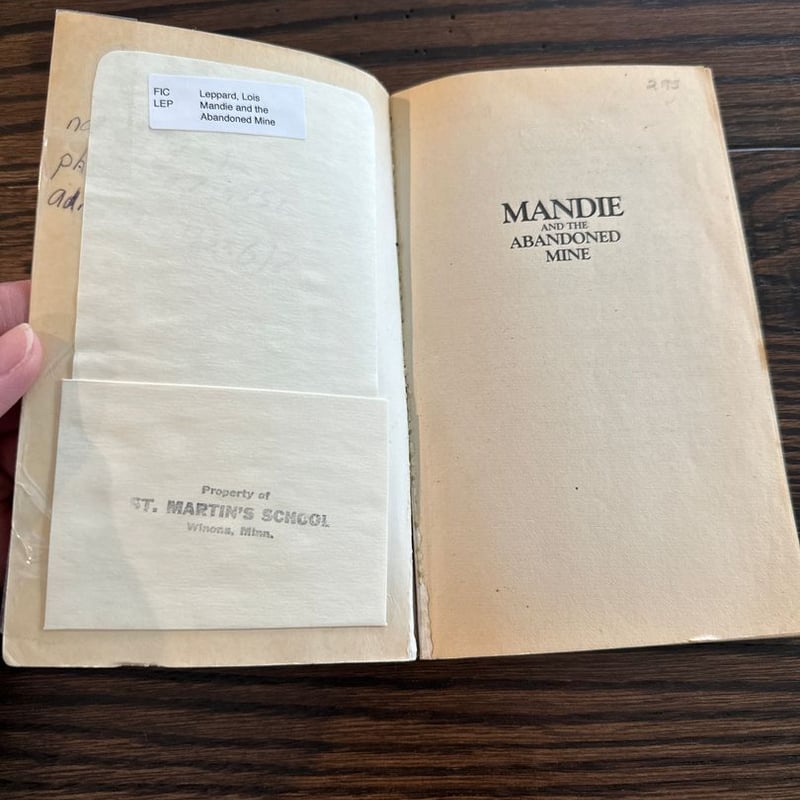 Mandie and the Abandoned Mine by Lois Gladys Leppard, Paperback ...