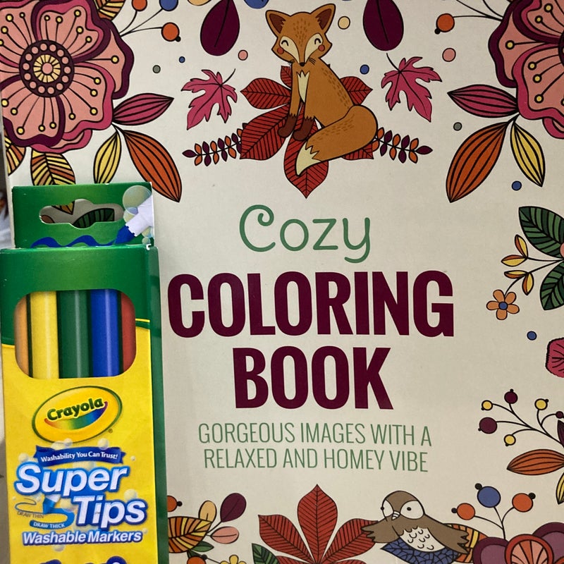 Cozy Coloring Book by Editors of Thunder Bay Press, Paperback | Pangobooks