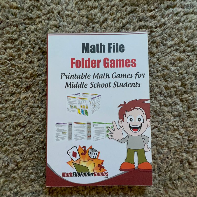 Math File Folder Games by Justin Holladay, Paperback | Pangobooks