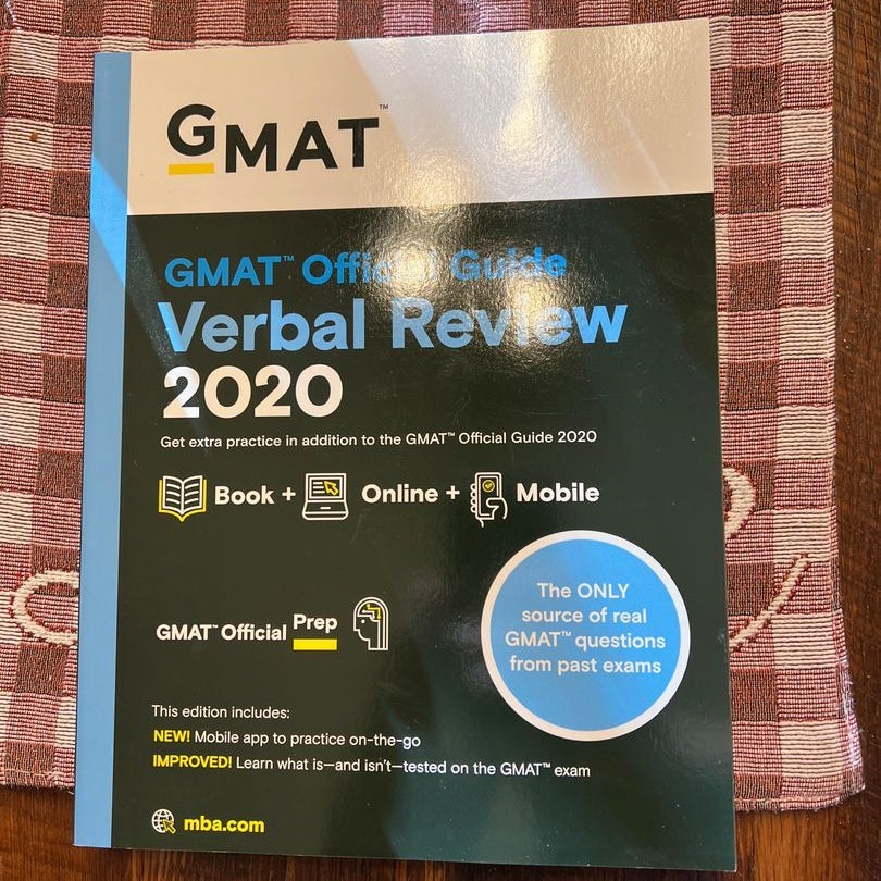GMAT Official Guide 2020 Verbal Review by GMAC