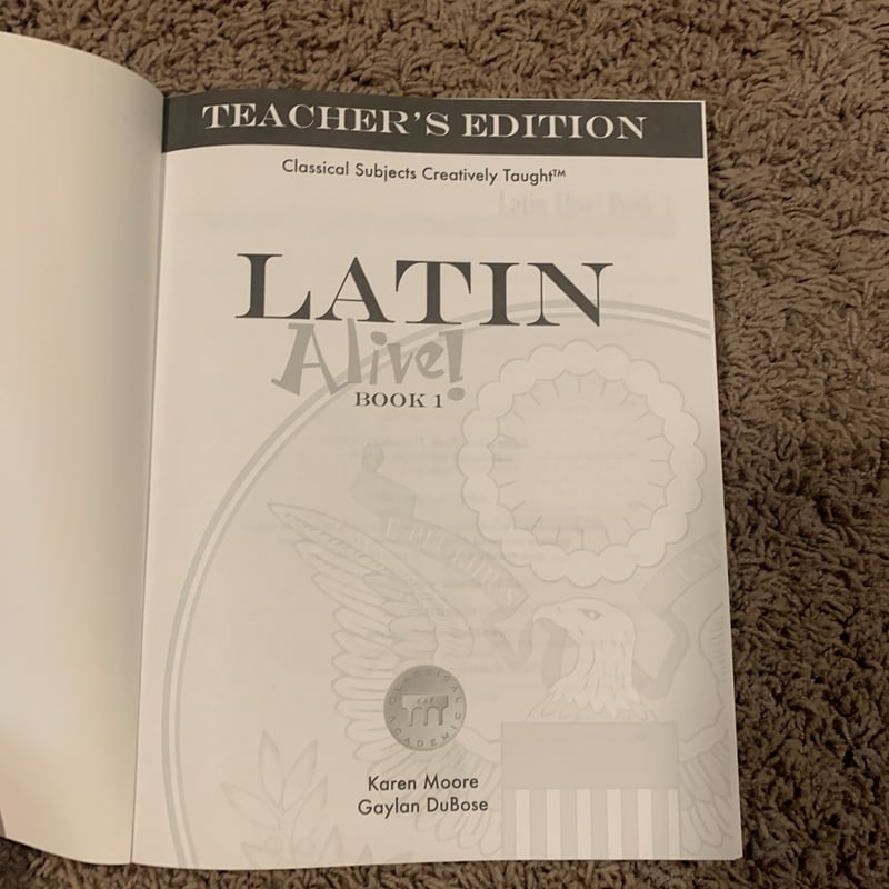 Latin Alive! by Karen Moore, Paperback | Pangobooks