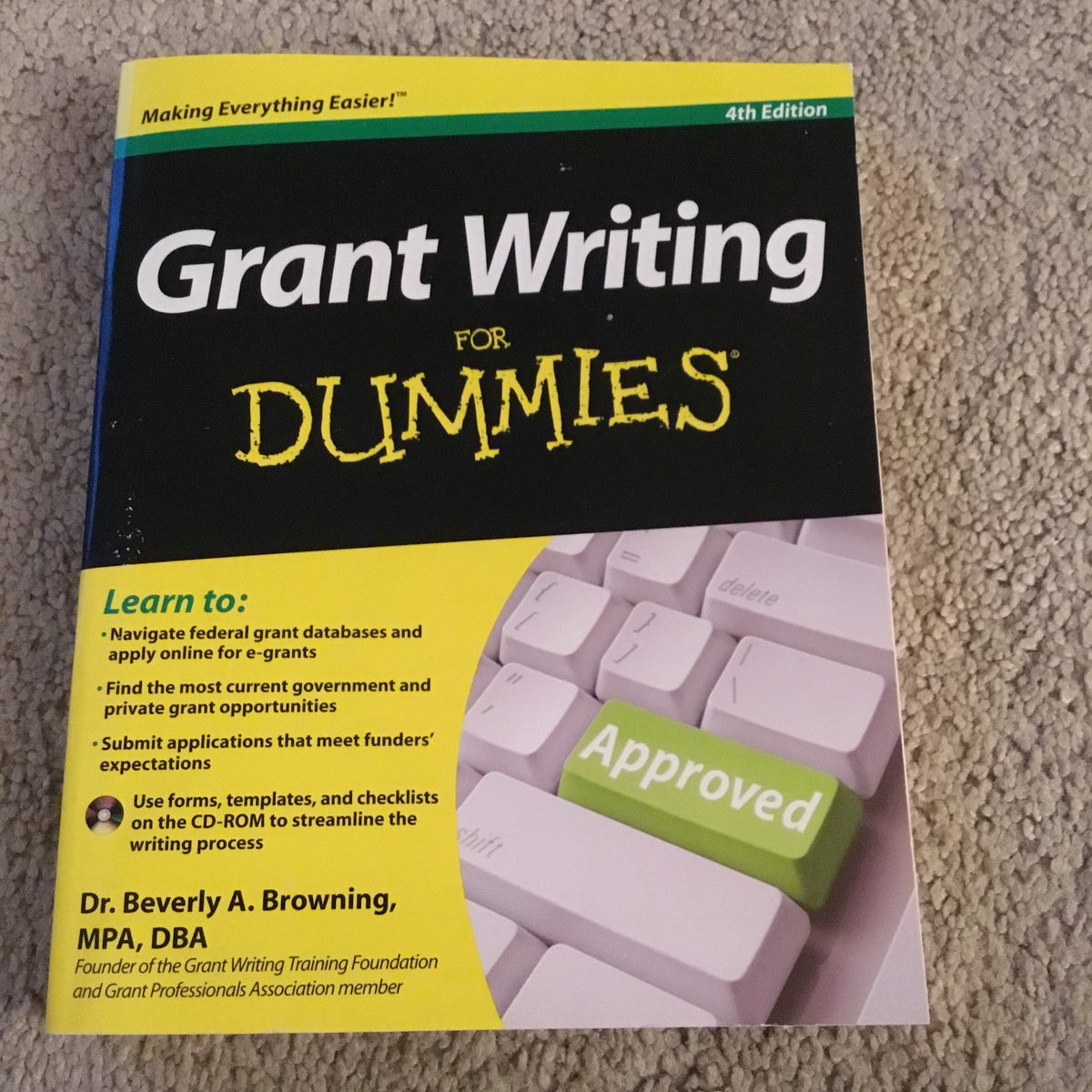 Grant Writing for Dummies by Beverly A. Browning