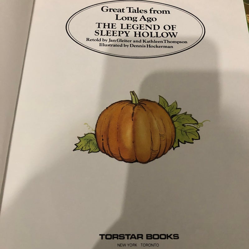 The Legend of Sleepy Hollow by Jan Gleiter, Kathleen Thompson ...