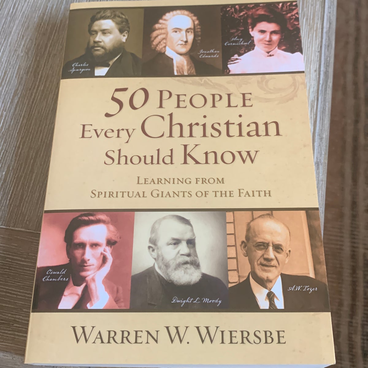 50 People Every Christian Should Know by Warren Wiersbe