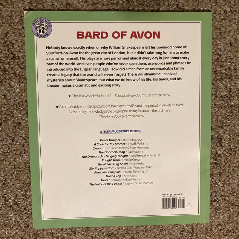 Bard of Avon: the Story of William Shakespeare by Peter Vennema