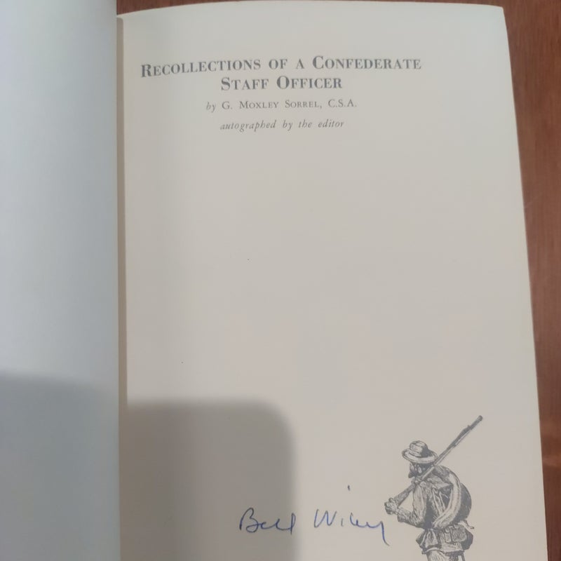 Recollections of Confederate Staff Officer by Gilbert Moxley Sorrel ...