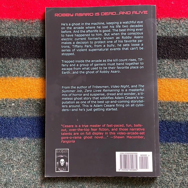 Zero Lives Remaining by Adam Cesare | Pangobooks