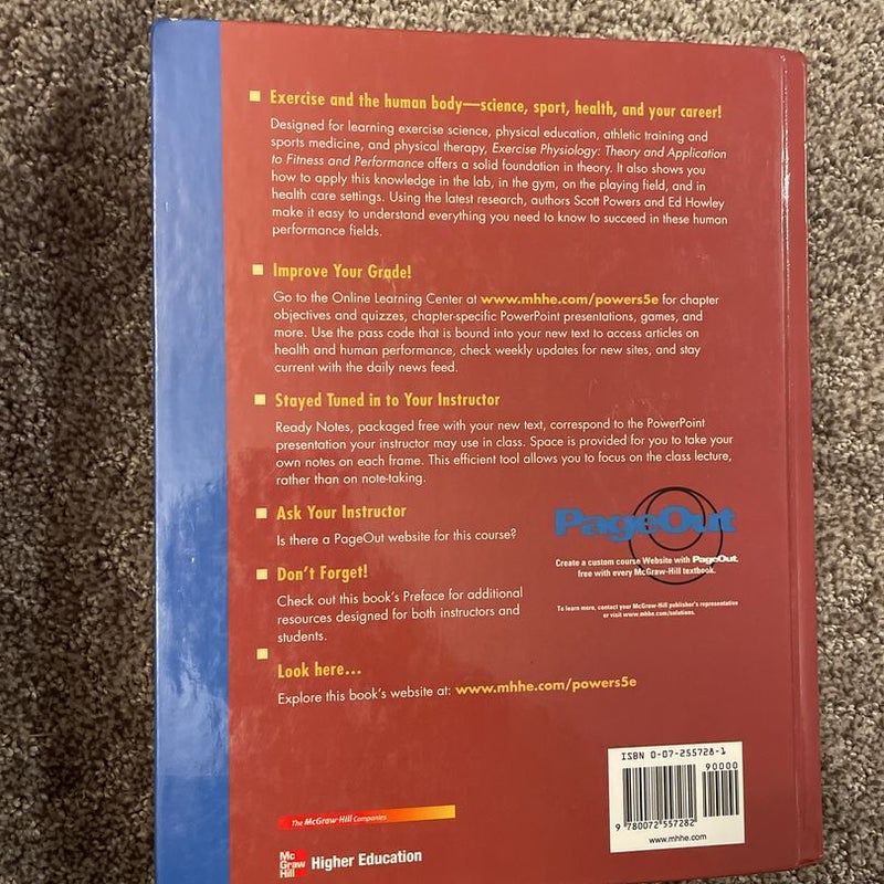 Exercise Physiology by Scott K. Powers; Edward T. Howley, Hardcover ...