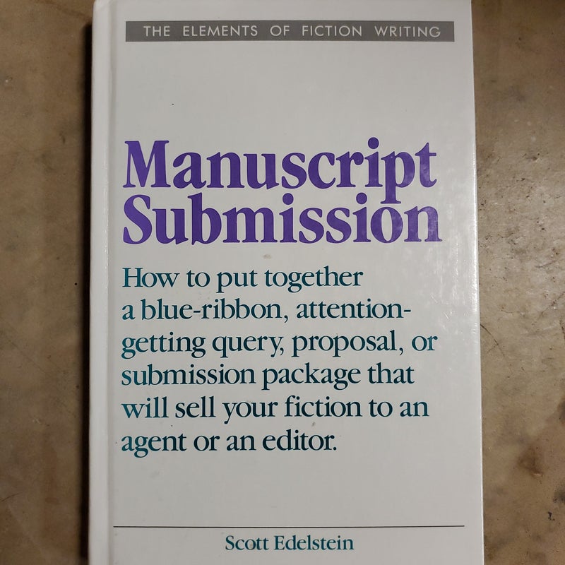Manuscript Submission by Scott Edelstein