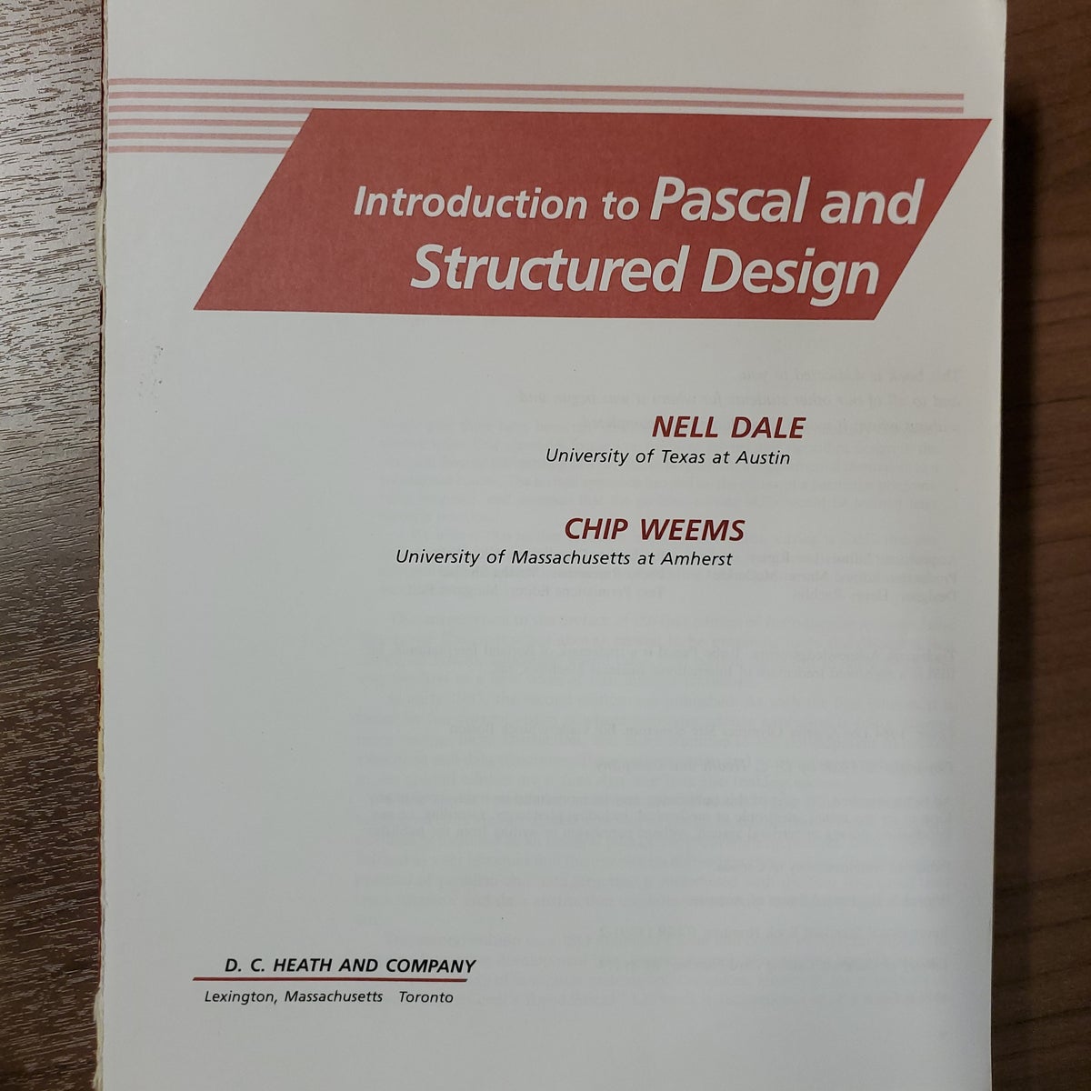 Introduction to Pascal and Structured Design, Turbo Pascal Version by ...