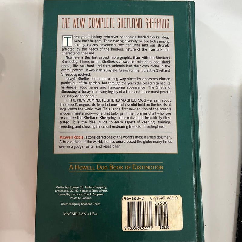 The New Complete Shetland Sheepdog by Maxwell Riddle, Hardcover ...