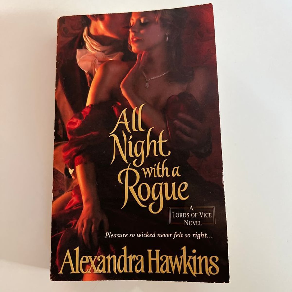 All Night with a Rogue by Alexandra Hawkins