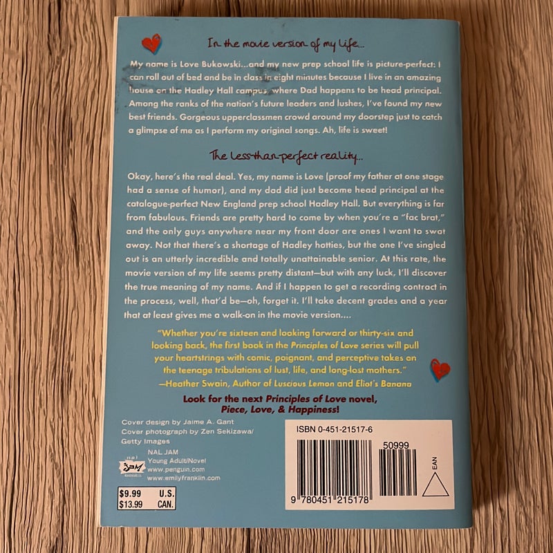 The Principles of Love by Emily Franklin