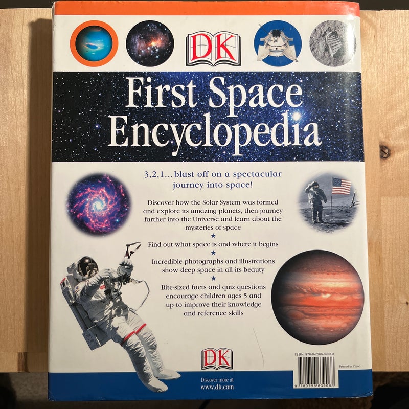 First Space Encyclopedia by Caroline Bingham, Hardcover | Pangobooks