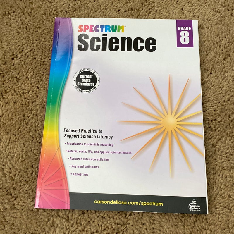 Spectrum Science, Grade 8 by Spectrum