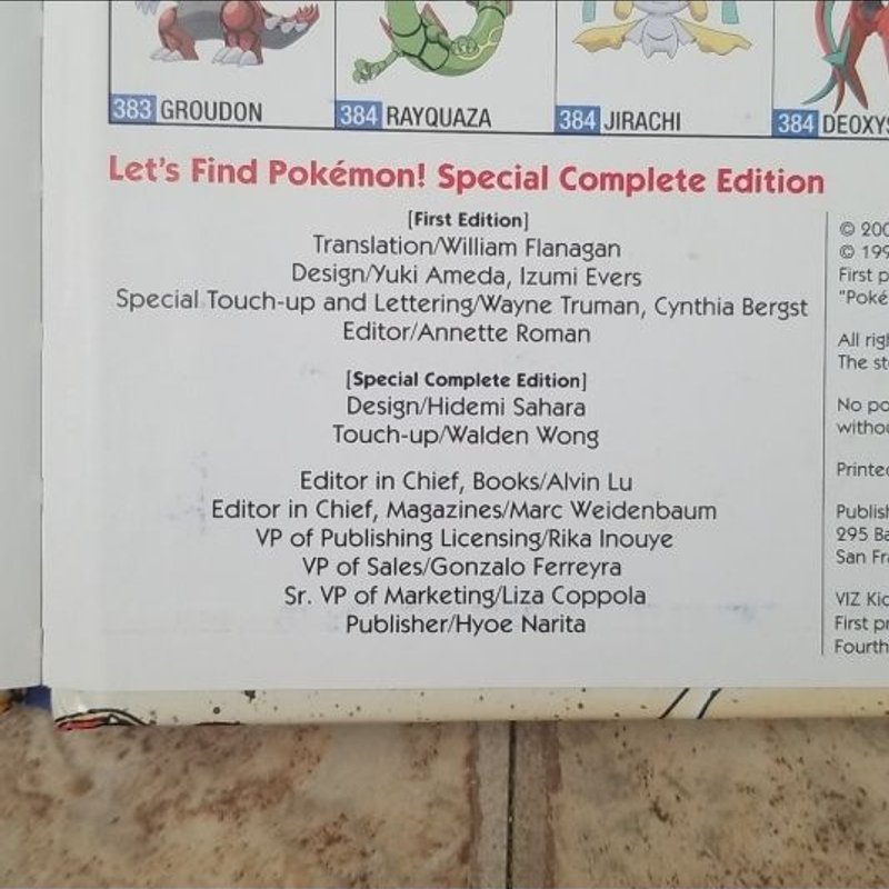 Let`s Find Pokemon! Special Complete Edition, Vol. 1