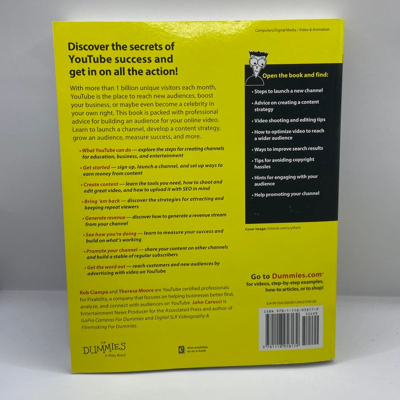 YouTube Channels for Dummies by Stan Muller, Paperback | Pangobooks